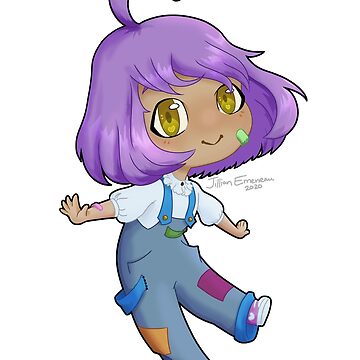 "Overalls Chibi Girl" Art Print for Sale by jmno | Redbubble