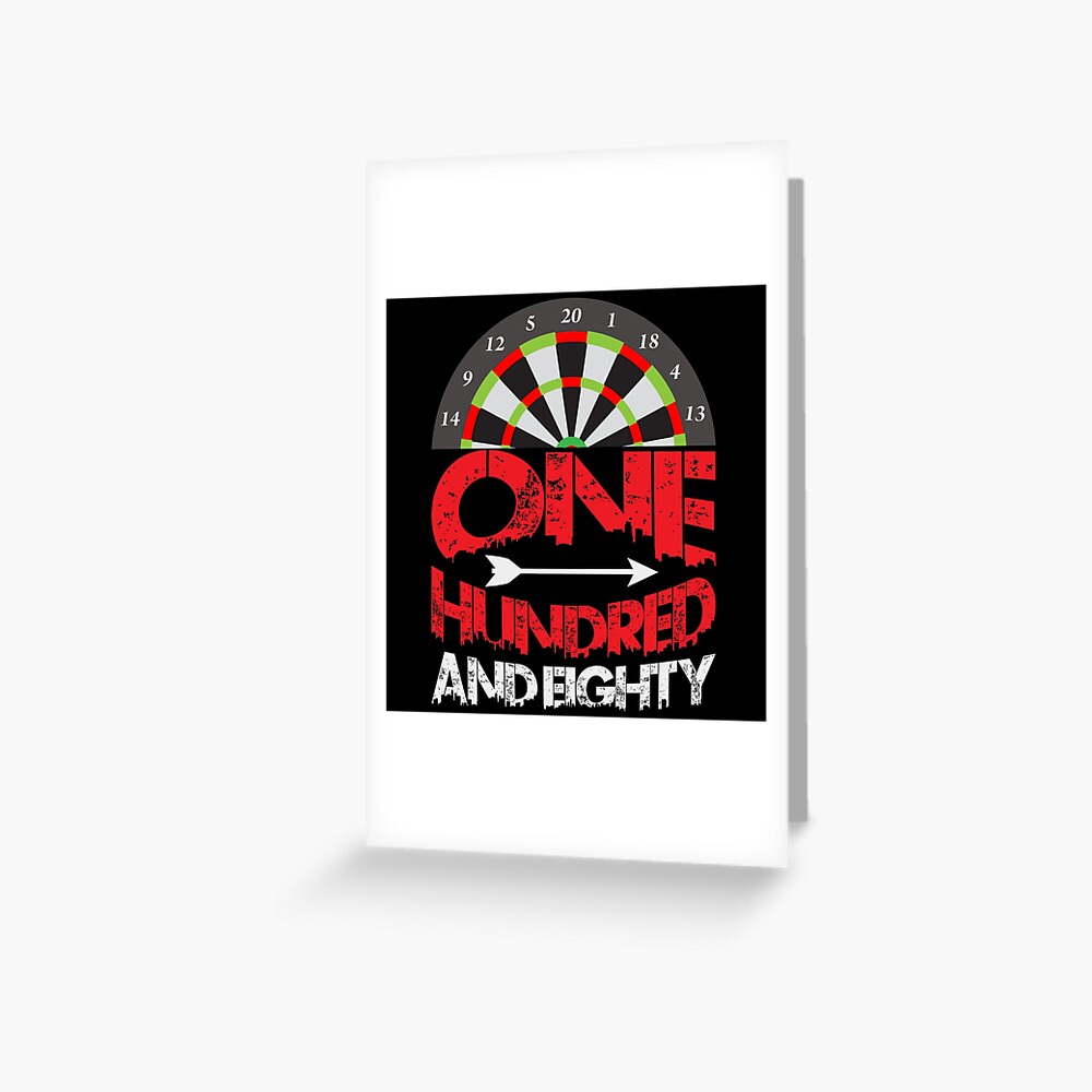 "180 - darts" Greeting Card by saechla | Redbubble