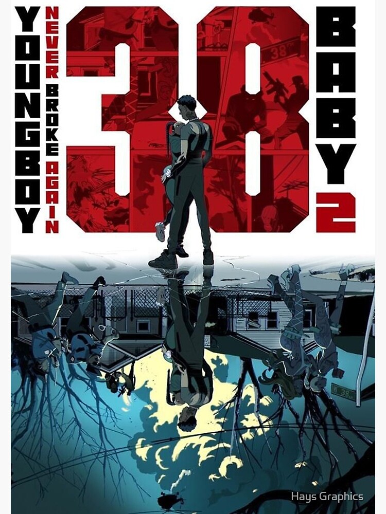 "38 Baby 2 | YoungBoy Album Cover" Journal for Sale by HaysMolm | Redbubble