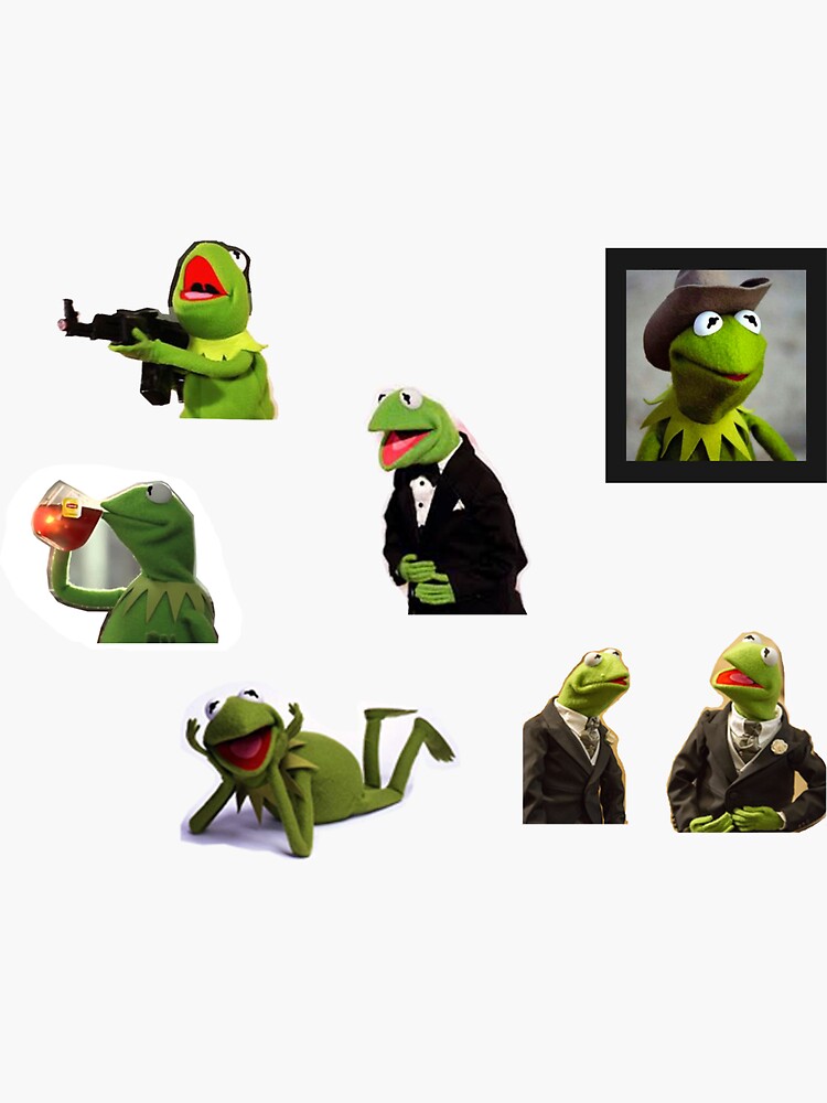 "Kermit Sticker Pack" Sticker for Sale by Thomas Mathias | Redbubble