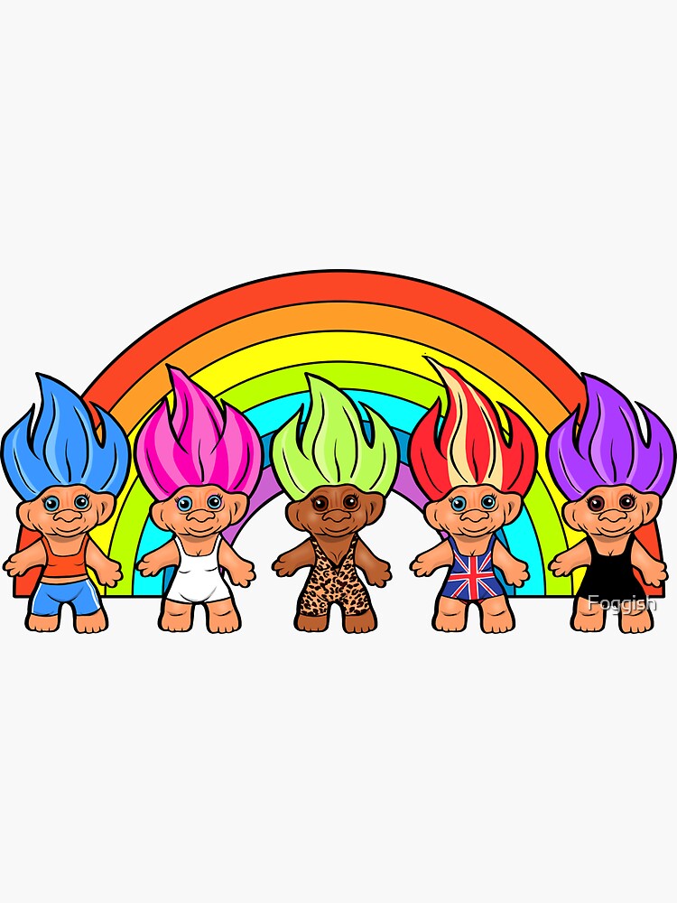 "Spice Up Your Trolls" Sticker for Sale by Foggish | Redbubble