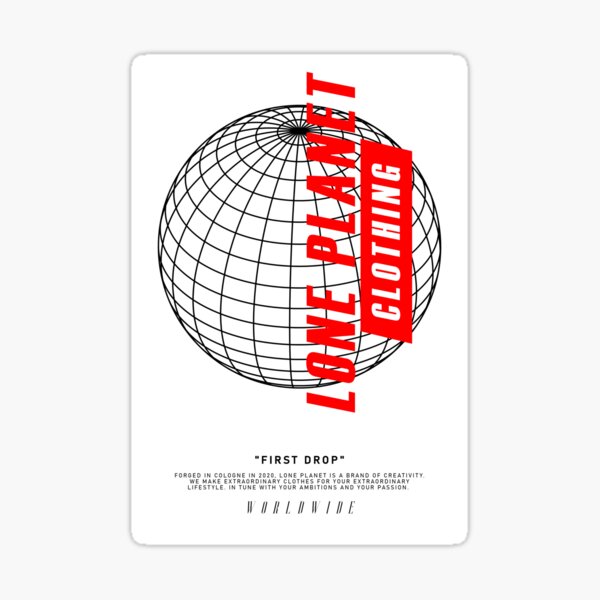 "WORLDWIDE" Sticker for Sale by loneplanetclo | Redbubble