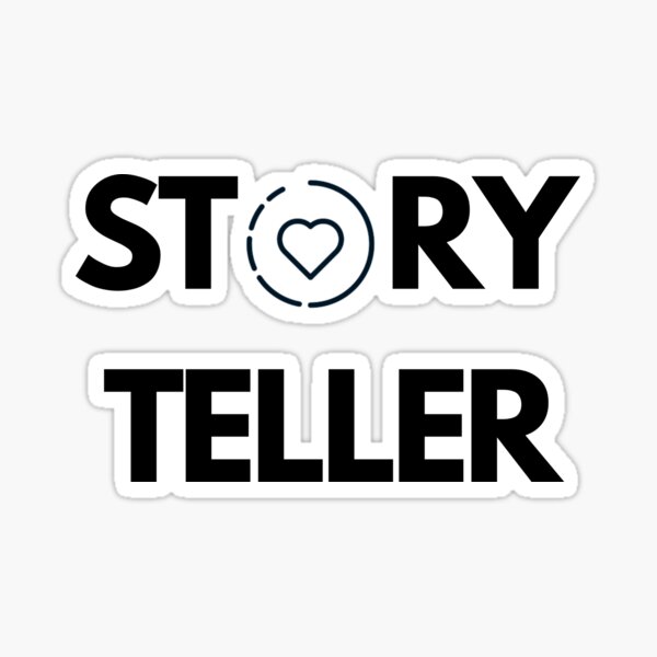 "Storyteller instagram style design" Sticker for Sale by picatris ...