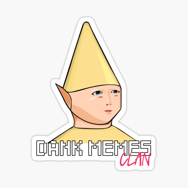 "Dank Memes Clan" Sticker for Sale by dankmemesclan | Redbubble