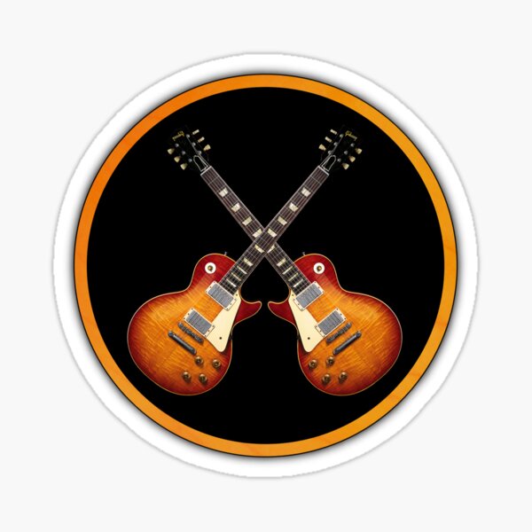 "Vintage Gibson Les Paul" Sticker for Sale by mamza | Redbubble