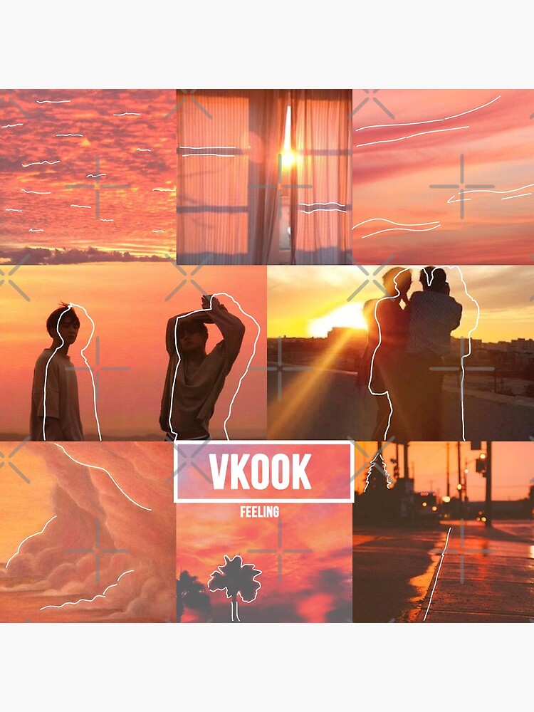 "VKOOK/ Taekook Moodboard Edit" Poster by AdrisInspo | Redbubble
