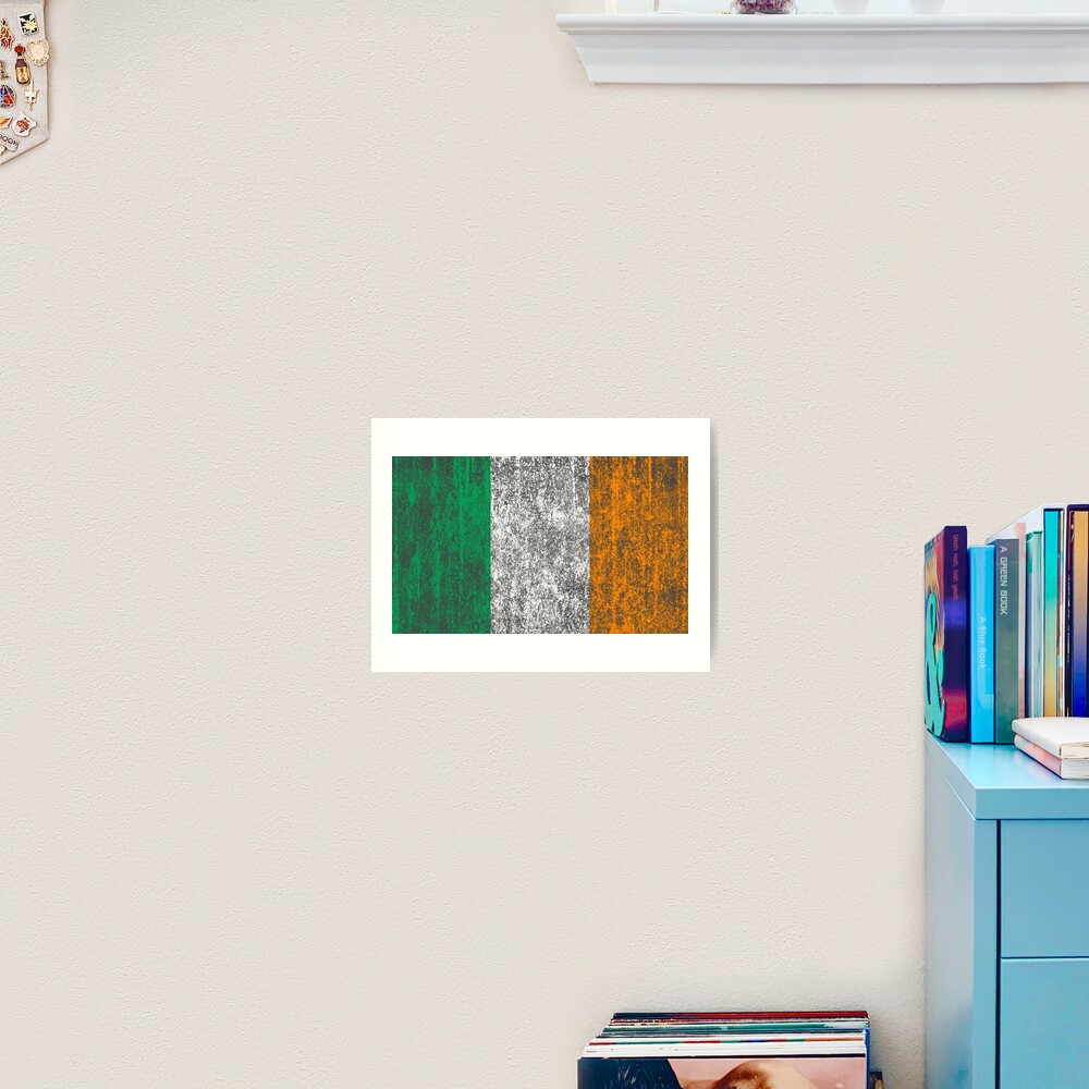 "distressed irish flag" Art Print by maydaze | Redbubble