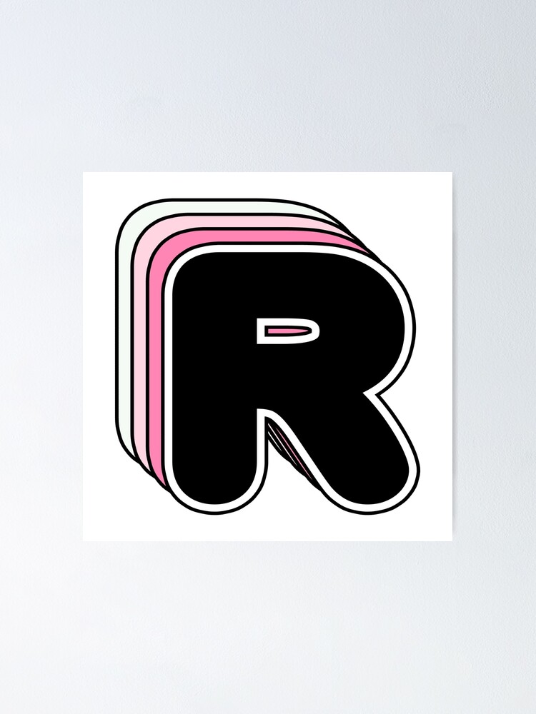 "R letter, retro, alphabet" Poster for Sale by OkihanaShop | Redbubble