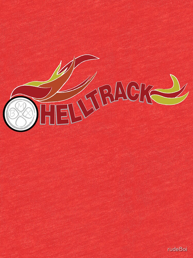 "Hell Track Logo From the 80's Movie Rad " T-shirt by rude8oi | Redbubble