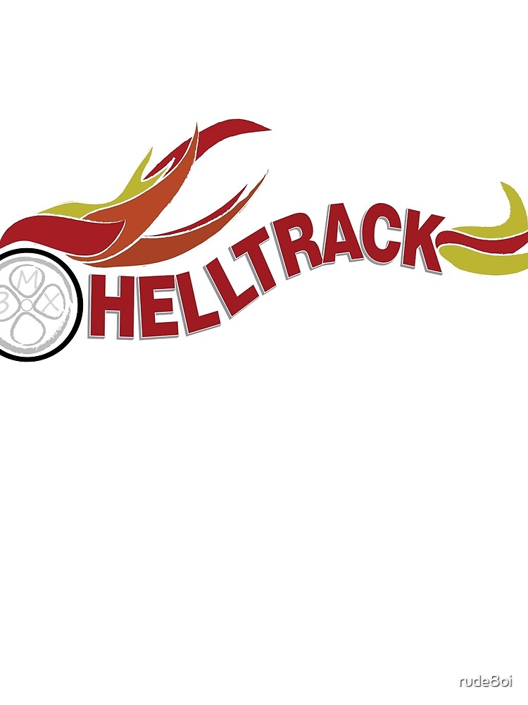 "Hell Track Logo From the 80's Movie Rad " Drawstring Bag for Sale by ...