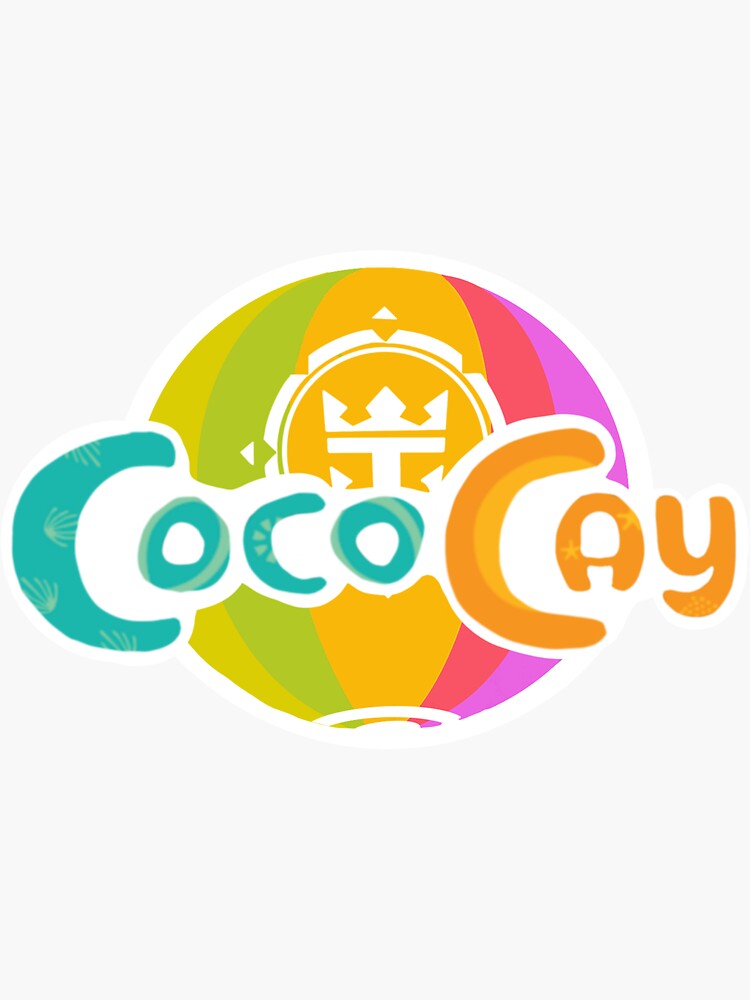 "Coco Cay Sticker" Sticker for Sale by sydneykmoutier | Redbubble