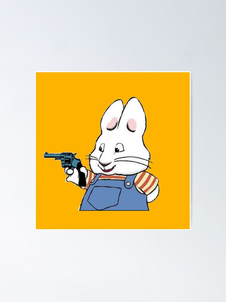 "Max has a Gun" Poster for Sale by Riccivela | Redbubble