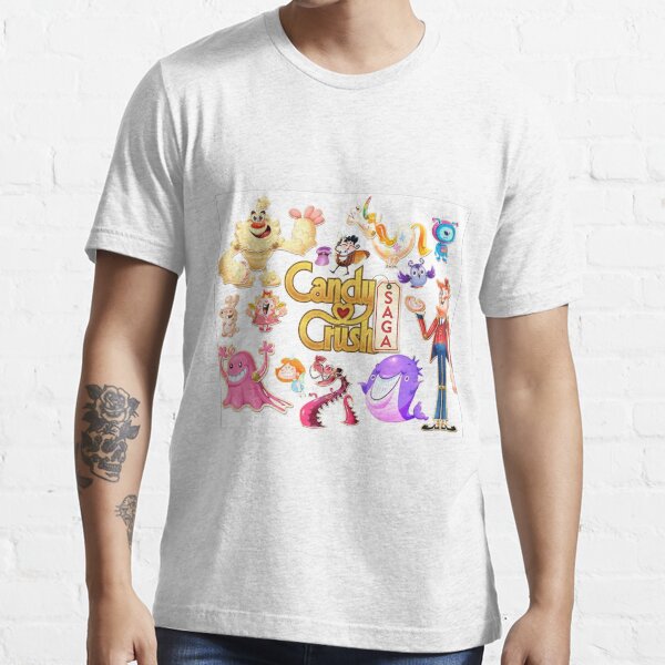 "Candy Crush Saga Design" T-shirt for Sale by TomSearle02 | Redbubble ...
