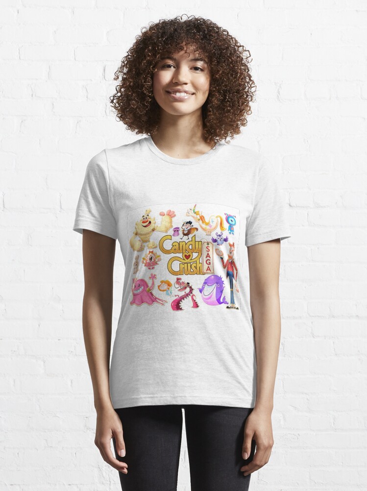 "Candy Crush Saga Design" T-shirt for Sale by TomSearle02 | Redbubble ...