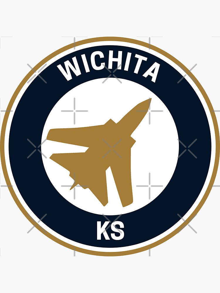 "Vintage Wichita Kansas" Sticker for Sale by fearcity | Redbubble