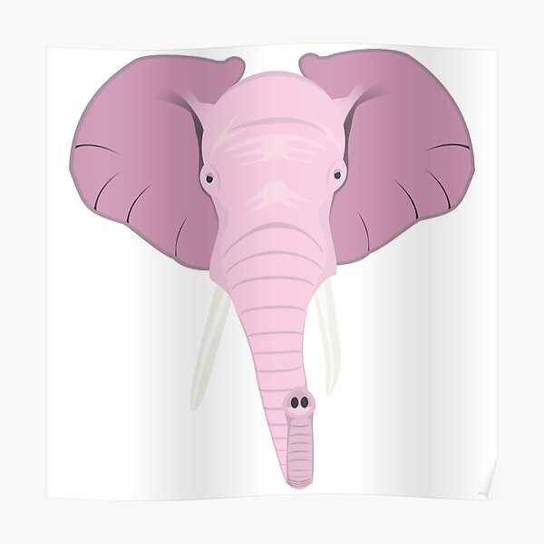 "Pink Elephant" Poster for Sale by Batmantis275 | Redbubble