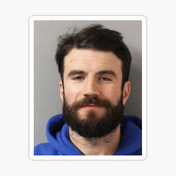 "Sam Hunt Mugshot" Sticker for Sale by mwally60 | Redbubble