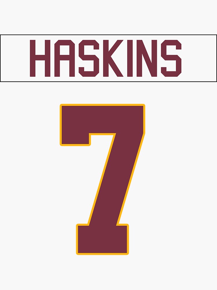 "Dwayne Haskins" Sticker for Sale by GlazeDesigns | Redbubble