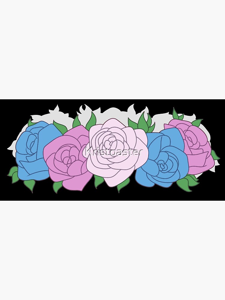 "Transgender Pride Flower Crown" Photographic Print by Kristoaster ...