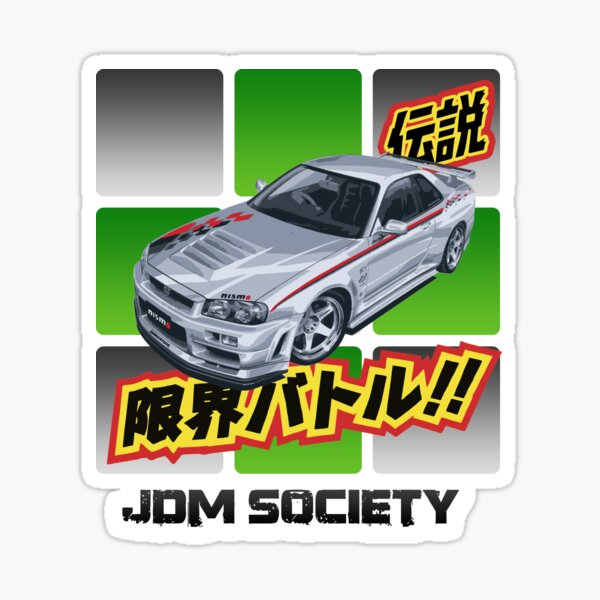 "Nismo Z-Tune R34 Skyline GT-R" Sticker for Sale by carsaddiction ...