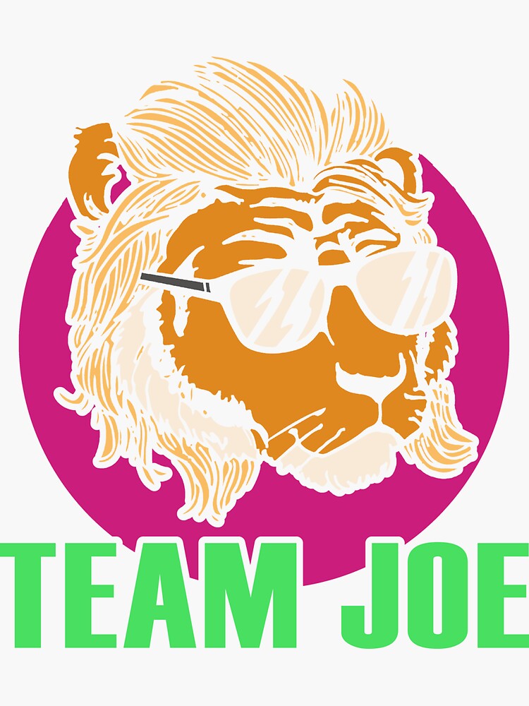 "Team Joe" Sticker by braaax | Redbubble