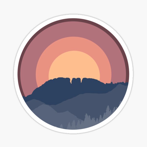 "Horsetooth Sunset" Sticker for Sale by emmanuelle-f | Redbubble