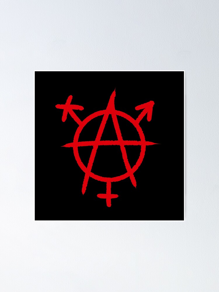 "Gender Anarchist Symbol" Poster for Sale by Sarah Forester | Redbubble