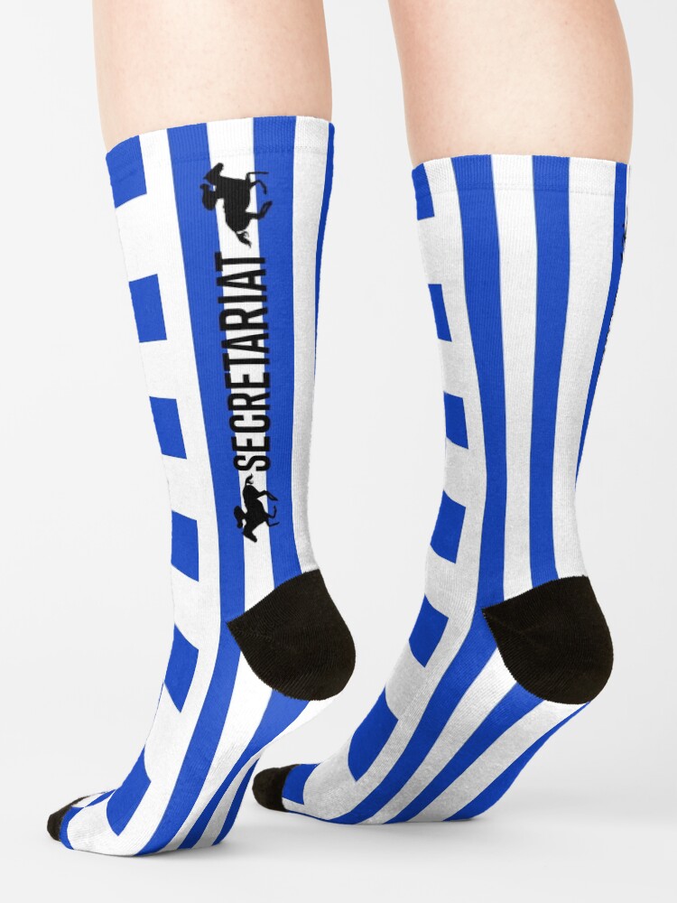 "SECRETARIAT - RACE HORSE - SILKS" Socks for Sale by emilybraz7 | Redbubble