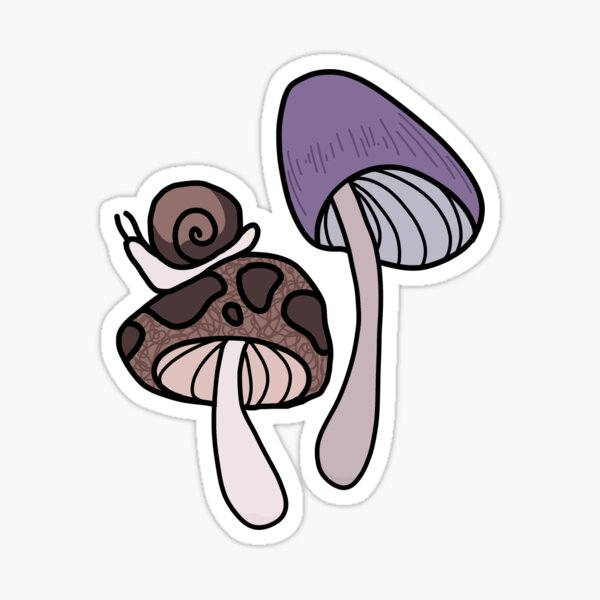 "Shrooms" Sticker for Sale by cassarroll | Redbubble