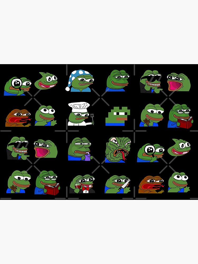 "pepe peepo variety set (16 pepes edition)" Mask by sivelobanova ...