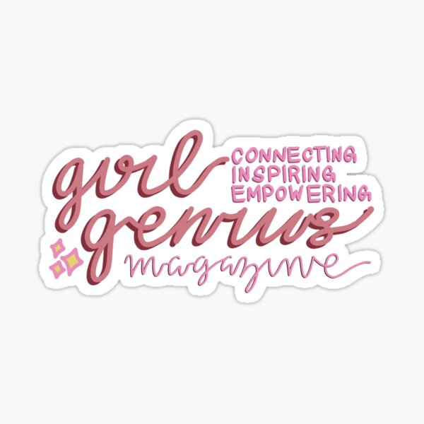 "Girl Genius Motto" Sticker for Sale by girlgeniusmag | Redbubble