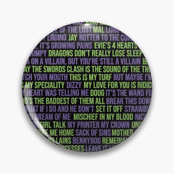 Disney Descendants Pins and Buttons | Redbubble