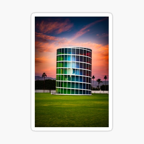 "Colorful Tower" Sticker for Sale by UpscaleExotics | Redbubble
