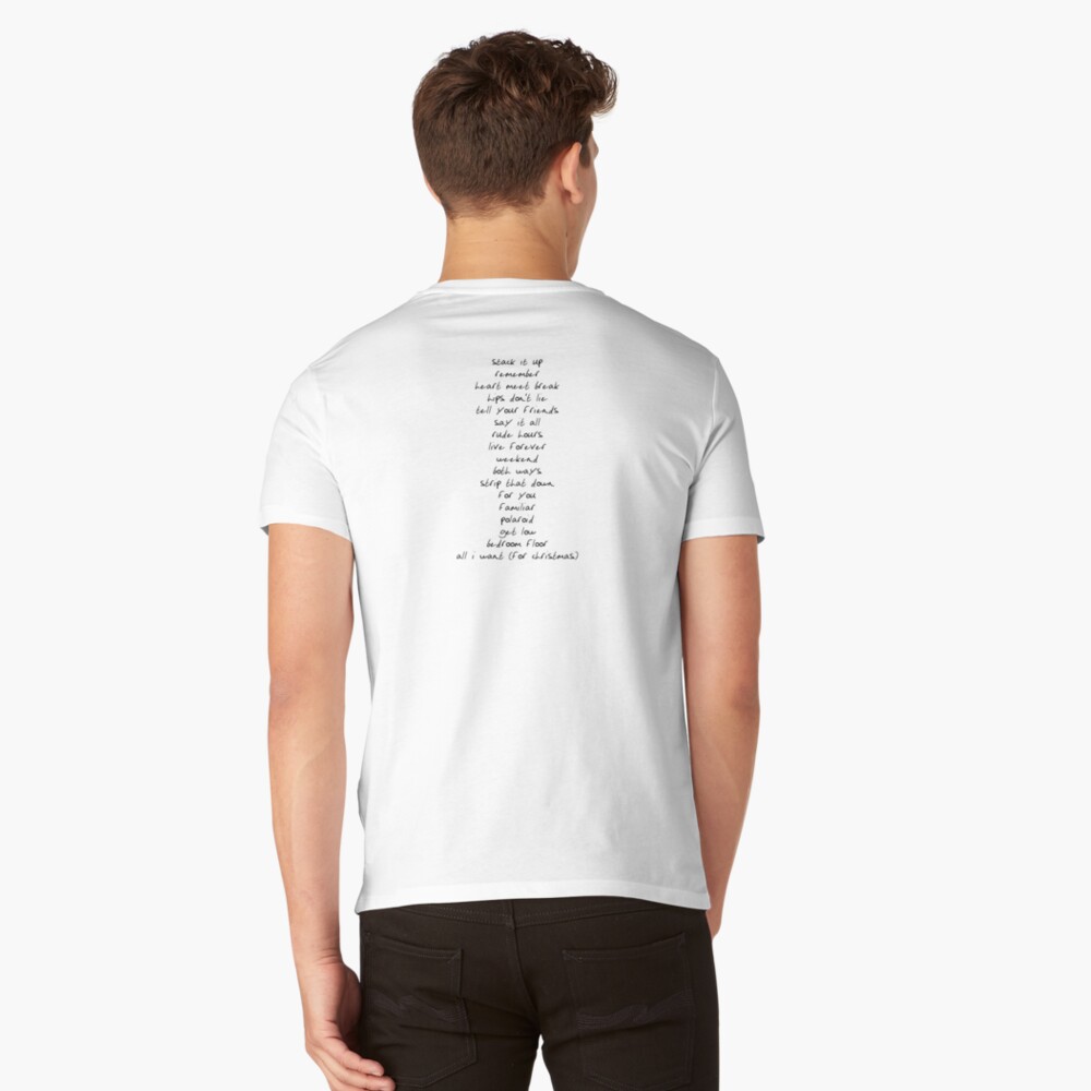 "LP1 Tracklist Liam Payne Handwriting Black" Sticker for Sale by ...