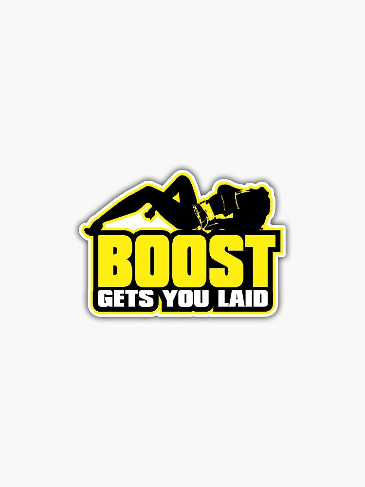 "Boost Sticker" Sticker for Sale by Sarged | Redbubble