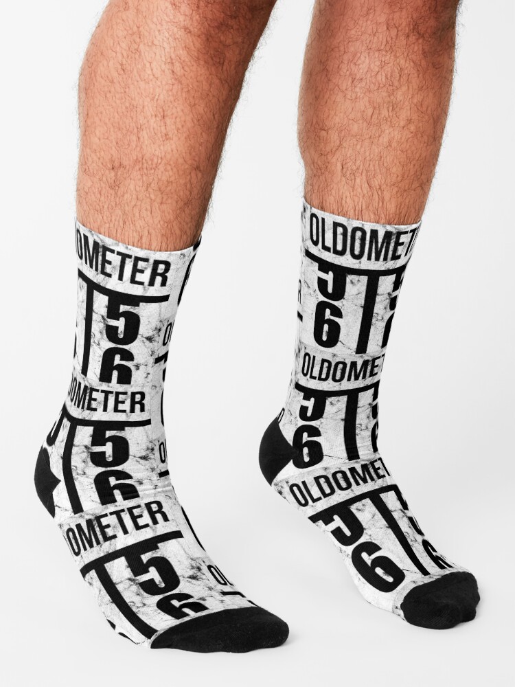 "65 Oldometer 65th Birthday Gift Idea" Socks for Sale by haselshirt ...