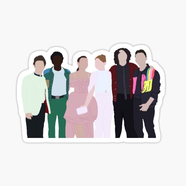 "Stranger Things Sticker" Sticker by kvmstickers | Redbubble