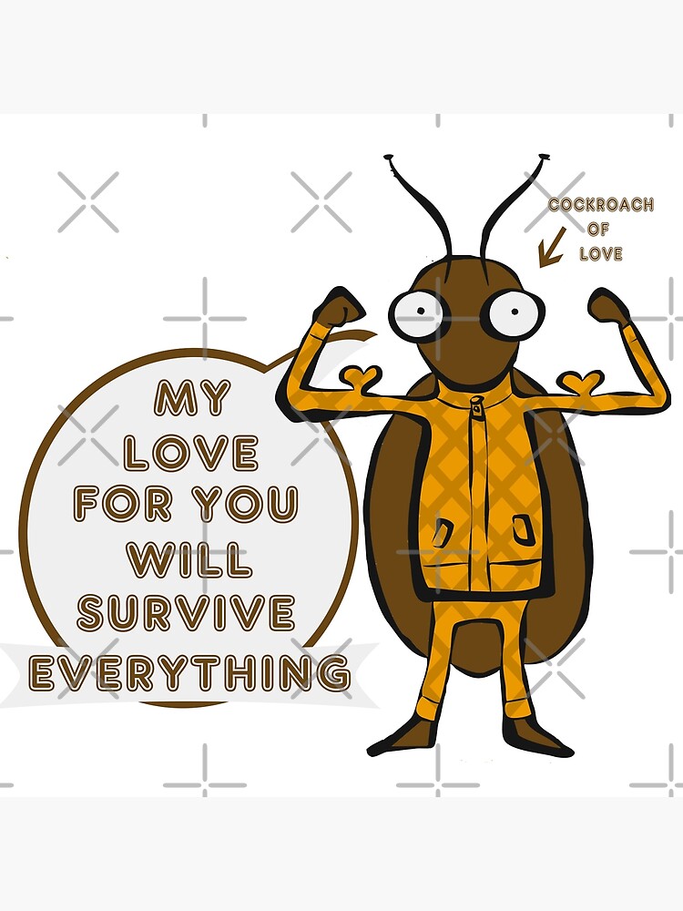 "Cockroach of Love" Poster by Rayones | Redbubble