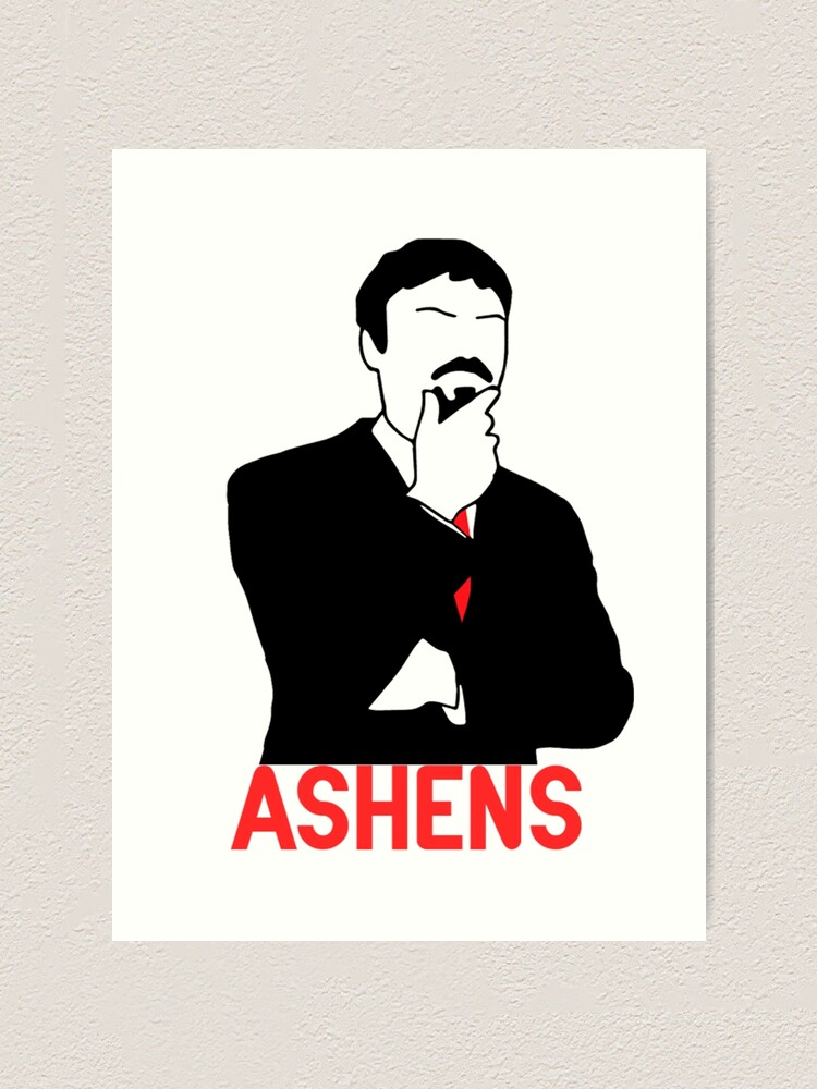 "Ashens Logo" Art Print for Sale by crossedanchor | Redbubble