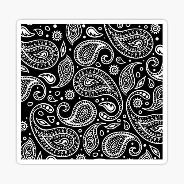 "paisley design" Sticker by guillermofarze | Redbubble