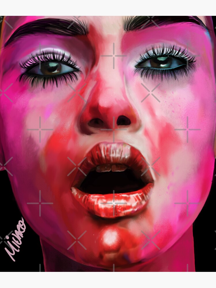 "Gasp" Sticker by Mivaro | Redbubble