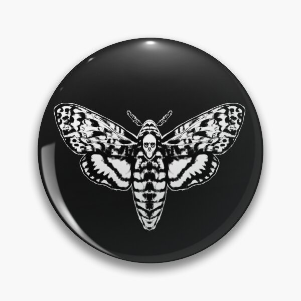 "Death's Head Moth" Pin for Sale by ShayneoftheDead | Redbubble