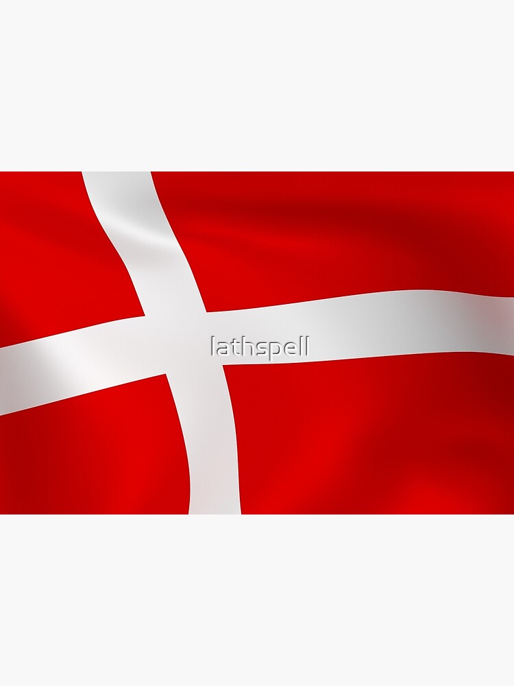 "Dannebrog Danish flag flag Denmark" Art Print for Sale by lathspell ...