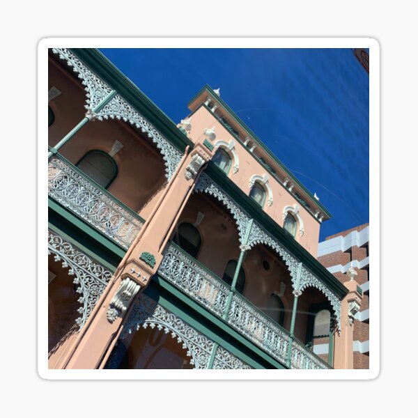 "building with clear sky" Sticker by zoewenRB | Redbubble