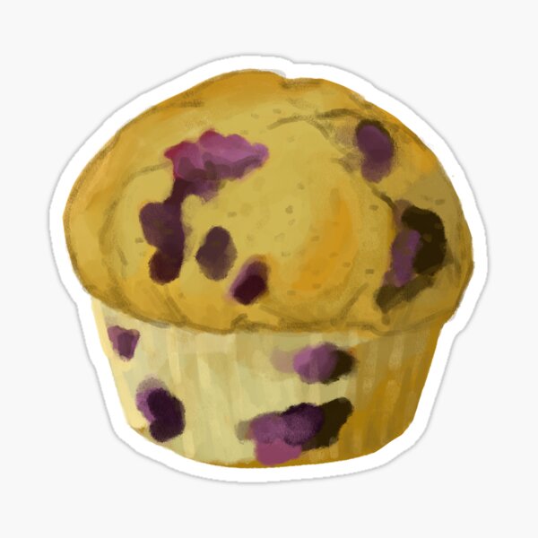 Blueberry Muffin Stickers | Redbubble