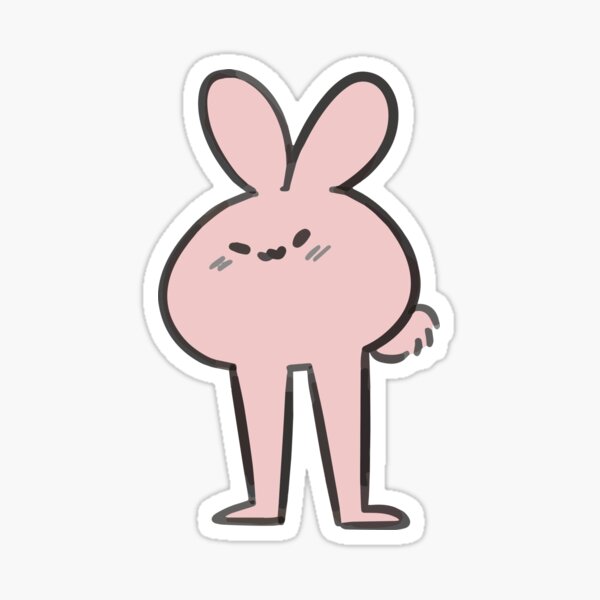 Happy Bunny Stickers | Redbubble