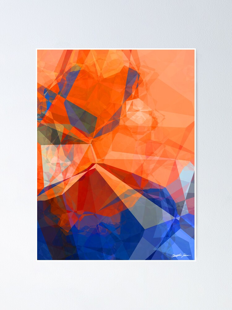 "Abstract Polygons 30" Poster by TravelPhotoArt | Redbubble