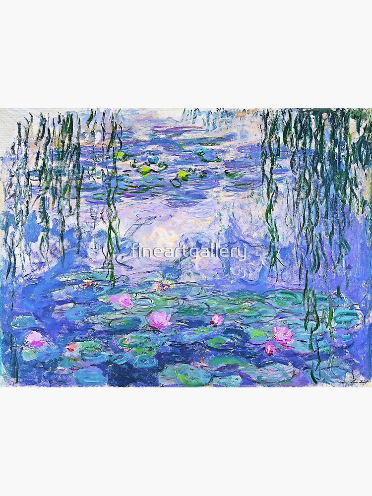 "Claude Monet Water Lilies" Poster for Sale by fineartgallery | Redbubble