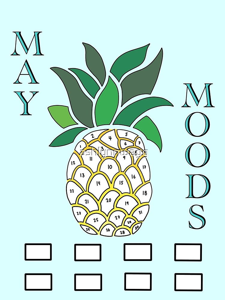"May Mood Tracker" Canvas Print for Sale by ashlynnwagg | Redbubble