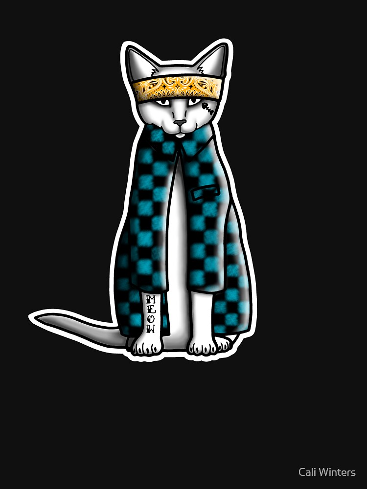 "Gato Cholo - Cat with Attitude" T-shirt by prettyinink | Redbubble